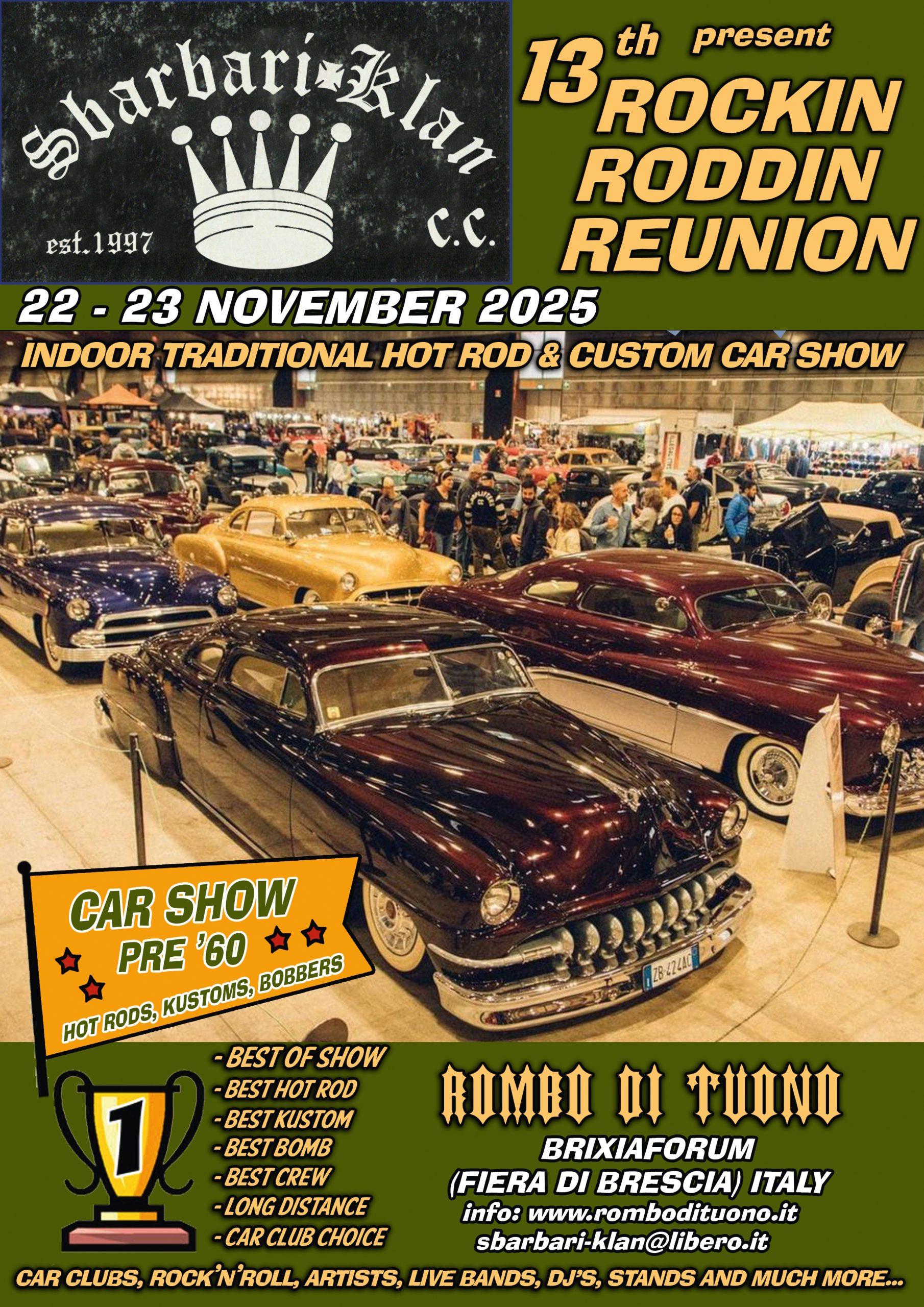 13° ROCKIN RODDIN REUNION - autoraduni.it la guida dei raduni auto su 4 ...